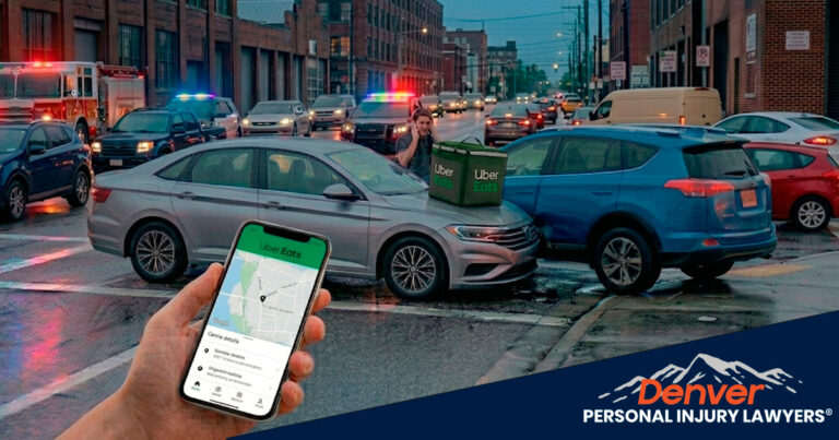 How to Handle an Uber Eats Driver Accident in Denver Metro